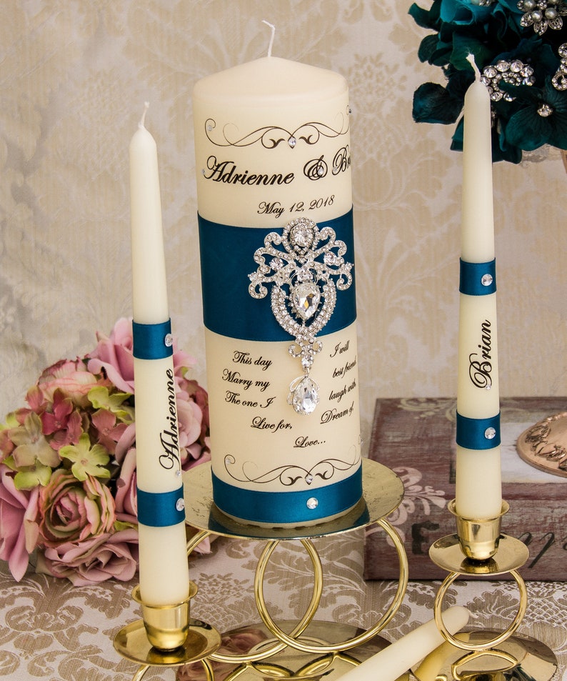 Personalized Unity Candle Set Wedding Unity Candle Set - Etsy