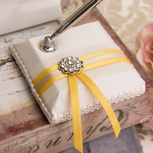 Champagne Wedding Guest Book, Gold and Champagne Crystal Wedding Sign ...