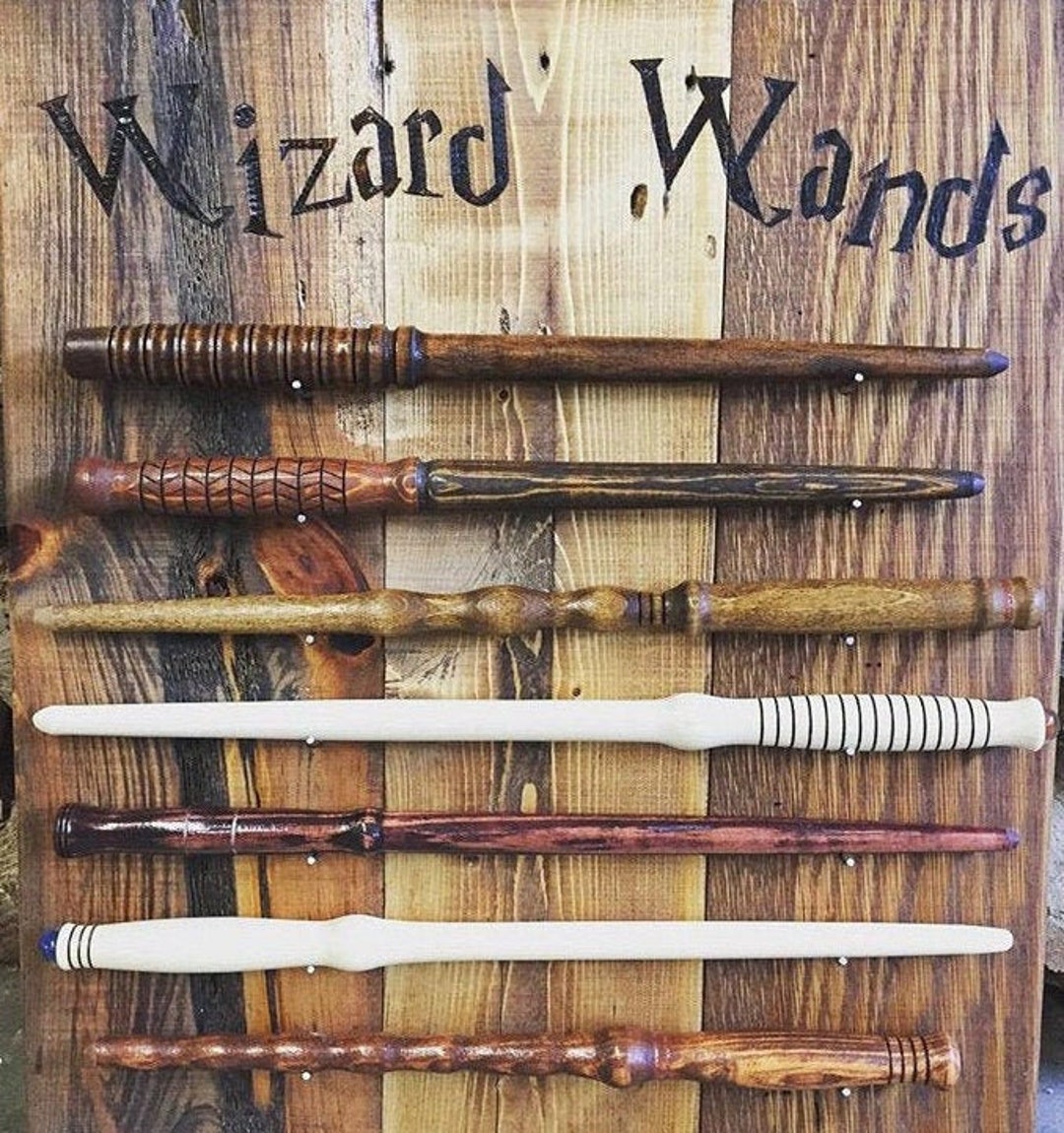 Wizard Wand - Wood-turned Wand - HP Wand - Halloween Wand - Magic Wand ...