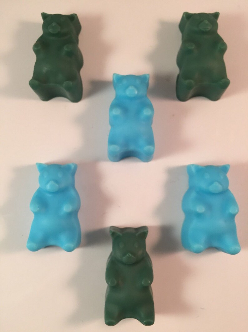 Gummy Bear Soaps / Teddy Bear Soaps / Mini Guest Soap / Natural Soap ...