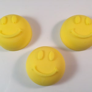 Smiley Face Soaps / Smile Soap / Emoji Soap / Natural Soap / 2 Oz Soap ...