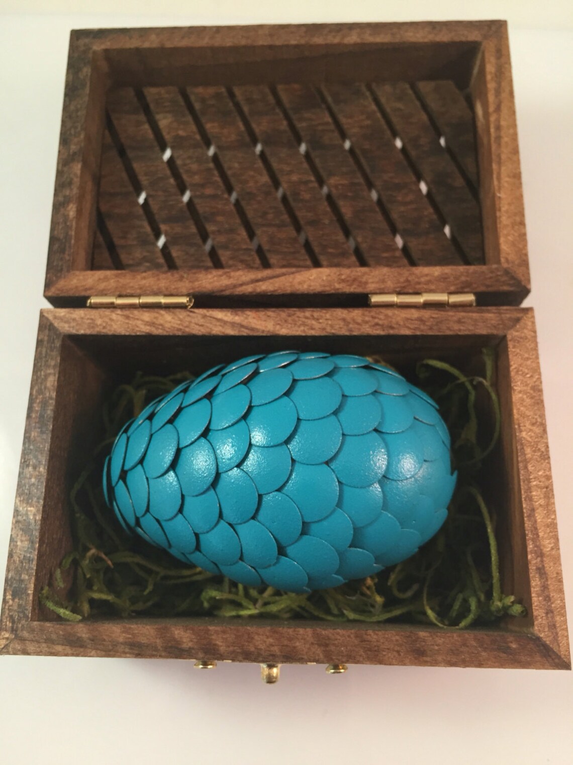 Teal Dragon Egg With Box Dragon Egg Decoration Dragon Egg - Etsy