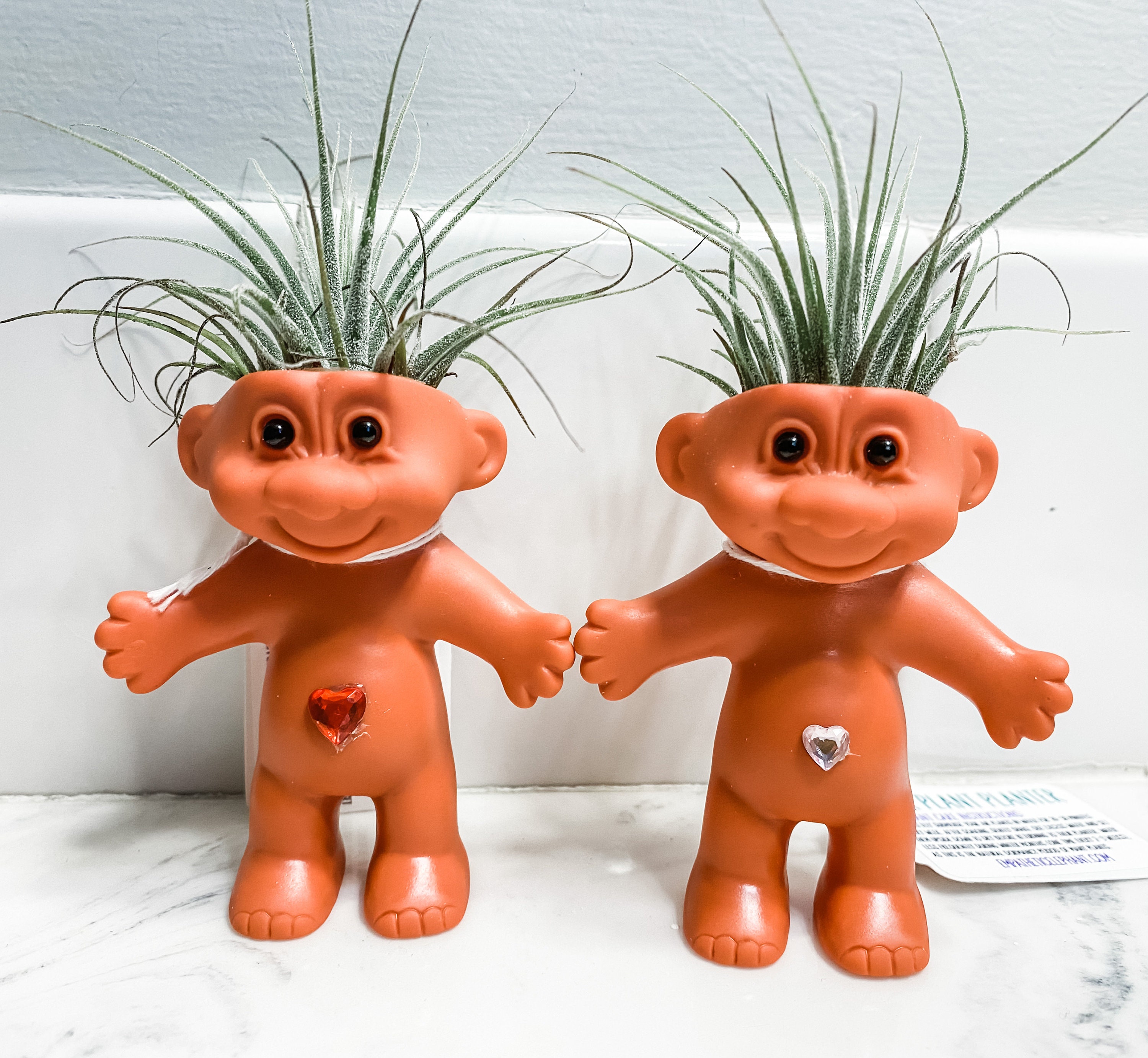 Troll Planter With Live Air Plant - Teacher Gift - Novelty Gift - Retro ...