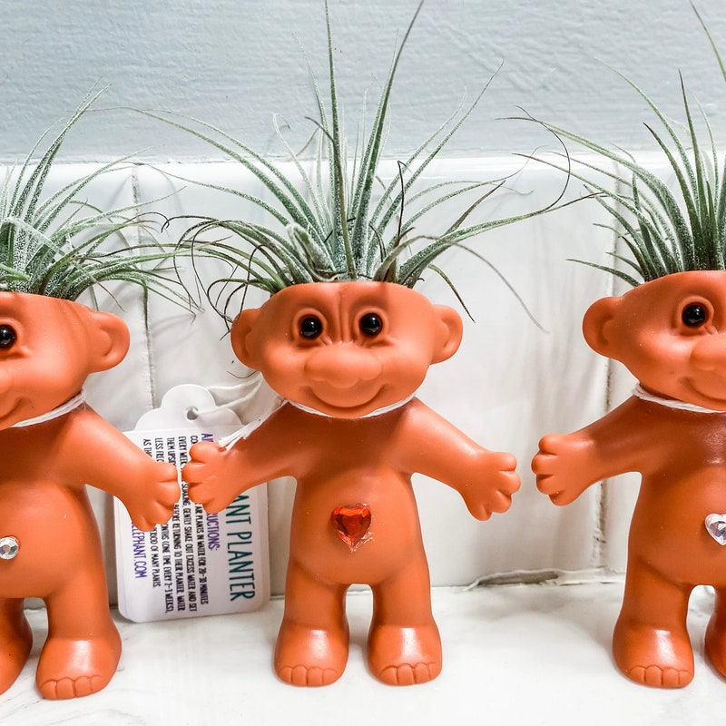 Troll Doll Planter - Etsy