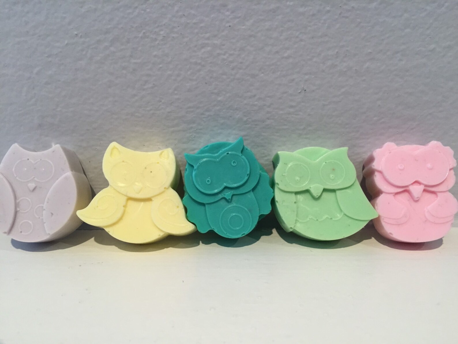 Owl Soaps / Owl Soap / Mini Guest Soap / Set of 5/ 0.5 Oz Soaps / Goat ...