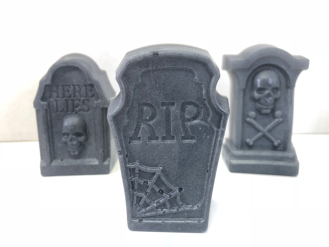 Gravestone Soap / Halloween Soap / ~5 Oz Total/ Tombstone Soap ...