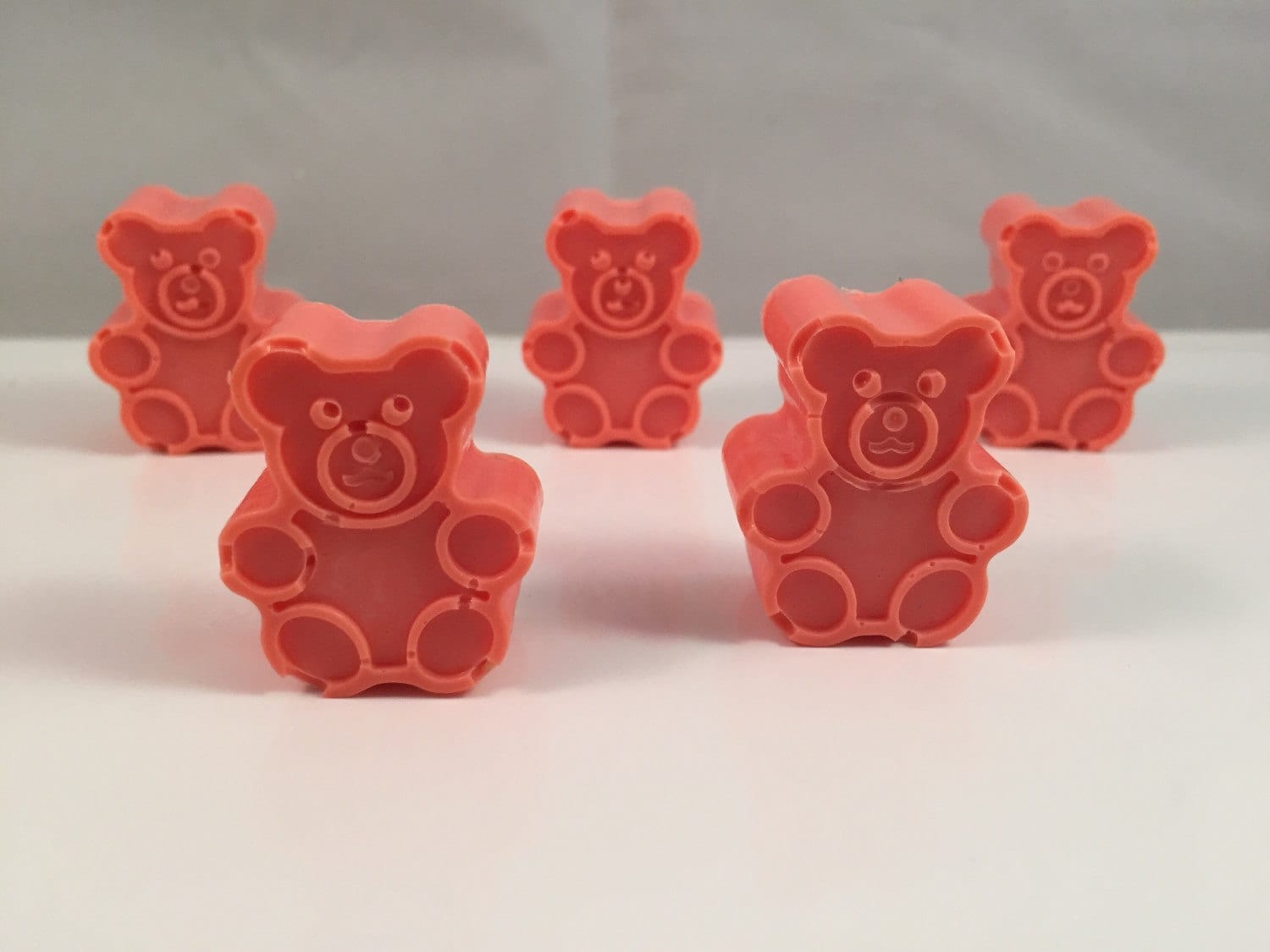 Gummy Bear Soaps / Teddy Bear Soaps / Mini Guest Soap / Natural Soap ...