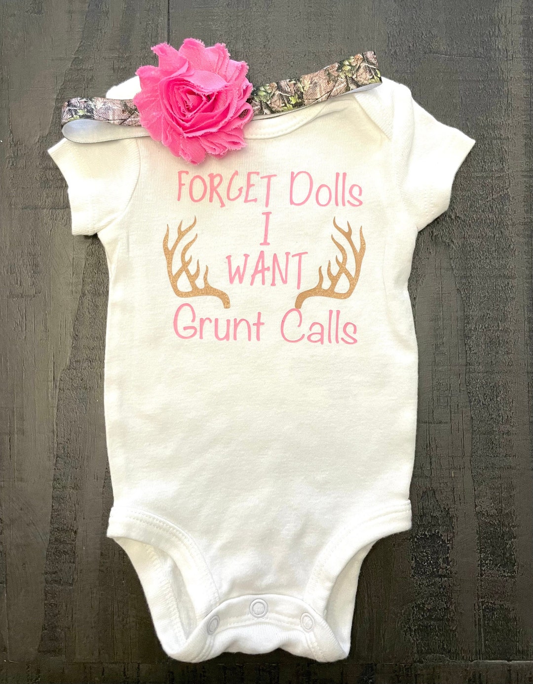 Baby Girl Hunting Outfit, Baby Girl Hunting Clothes, Girl Deer Hunting ...