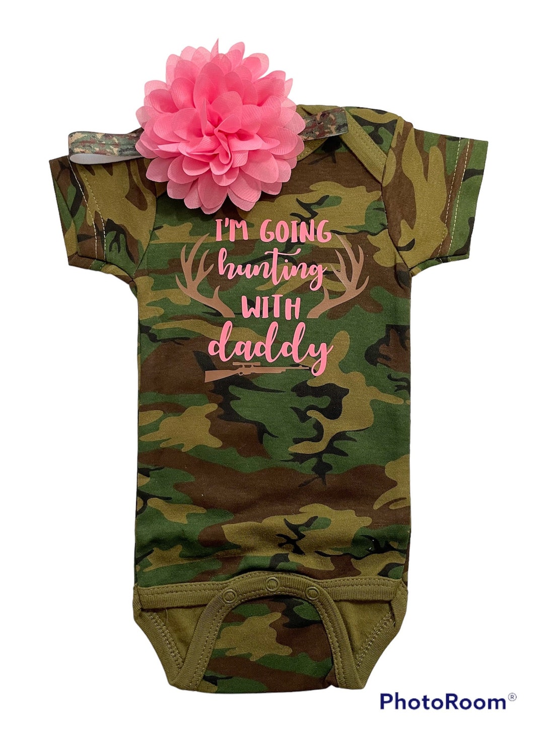 Baby Girl Camo Outfit, Baby Girl Hunting Outfit, Baby Girl Camo Clothes, Girl Camo Hunting, Girl ...