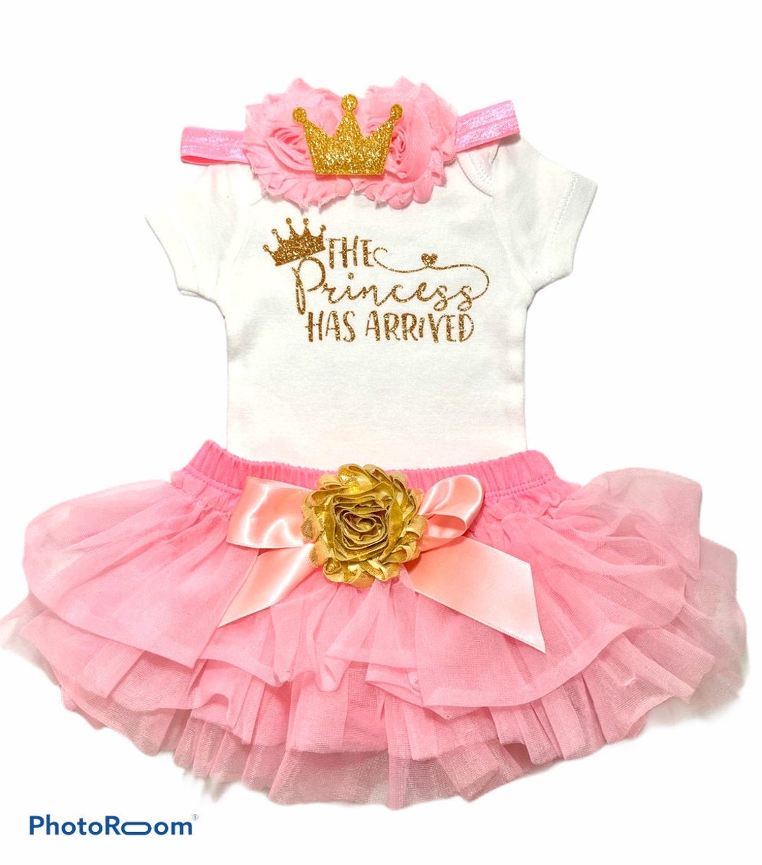 The Princess Has Arrived, Baby Girl Newborn Outfit, Baby Girl Coming ...