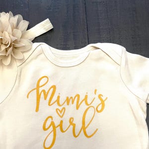 Mimi’s Girl, Baby Mimi Outfit, Baby Girl Bodysuit, Girl , Mimi Bodysuit ...