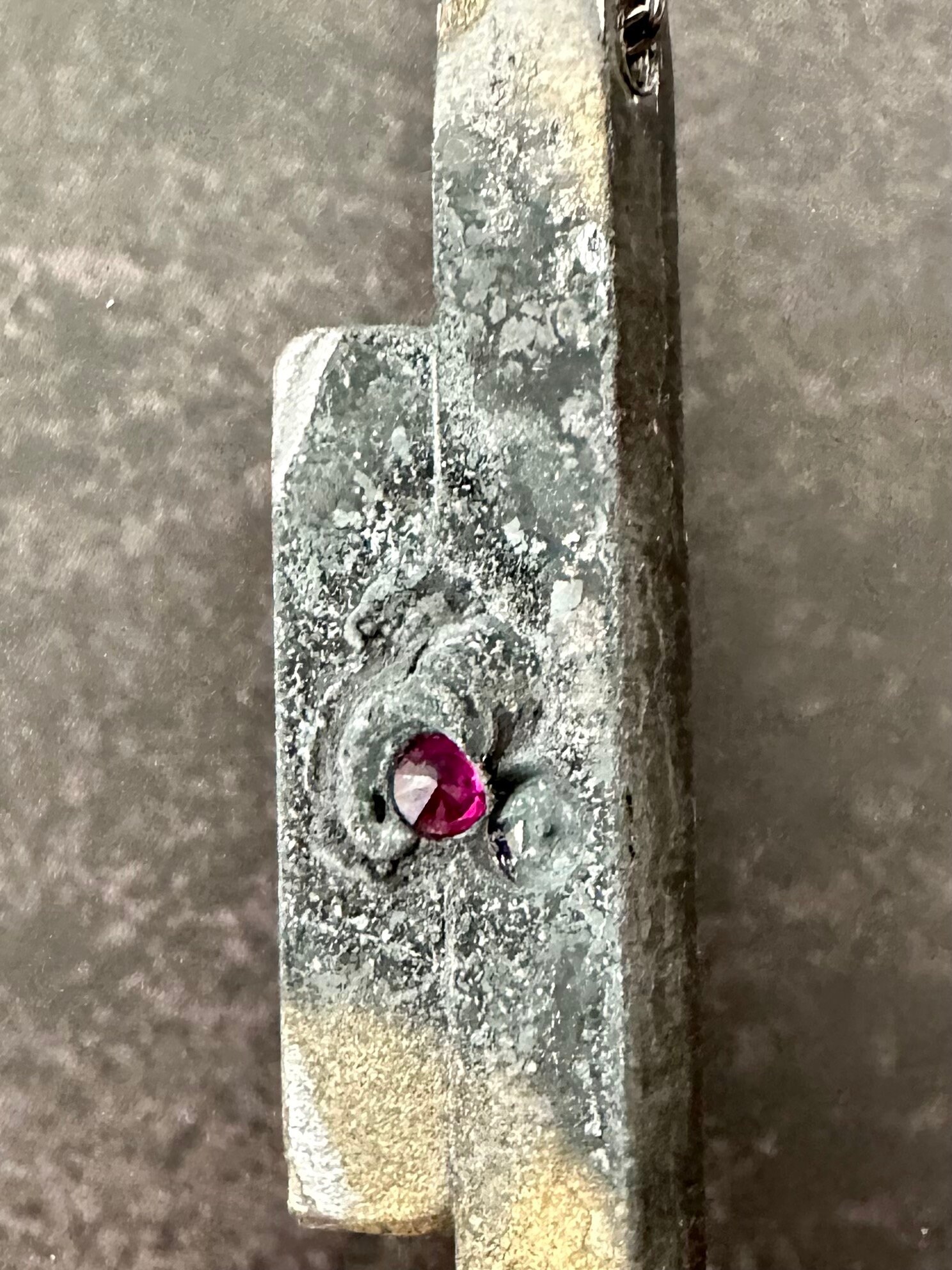 Men's Necklace Men Bar Necklace Men's Ruby Necklace - Etsy