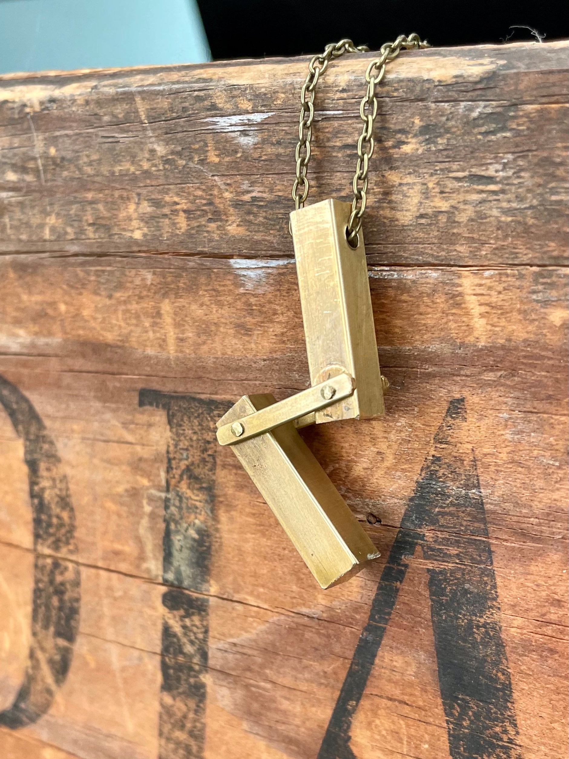 Geometric Men Jewelry, Gold Bar Necklace for Men, Artisan Jewelry ...