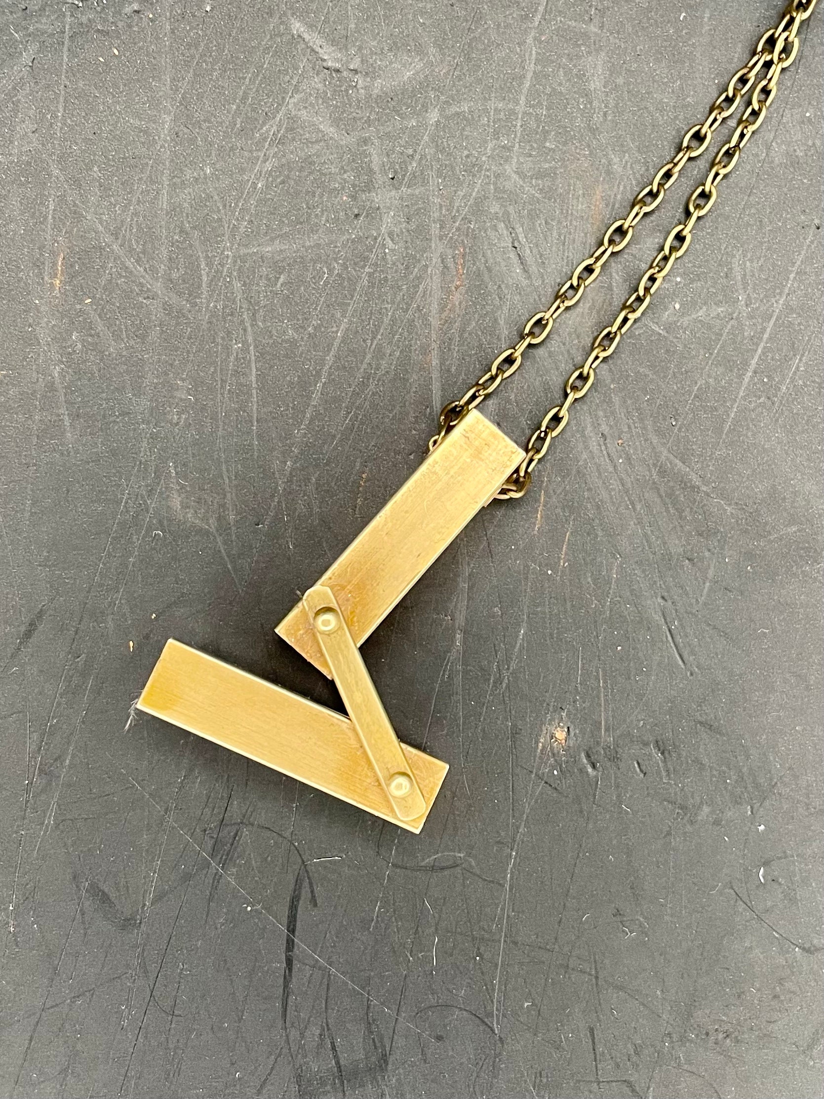 Geometric Men Jewelry, Gold Bar Necklace for Men, Artisan Jewelry ...