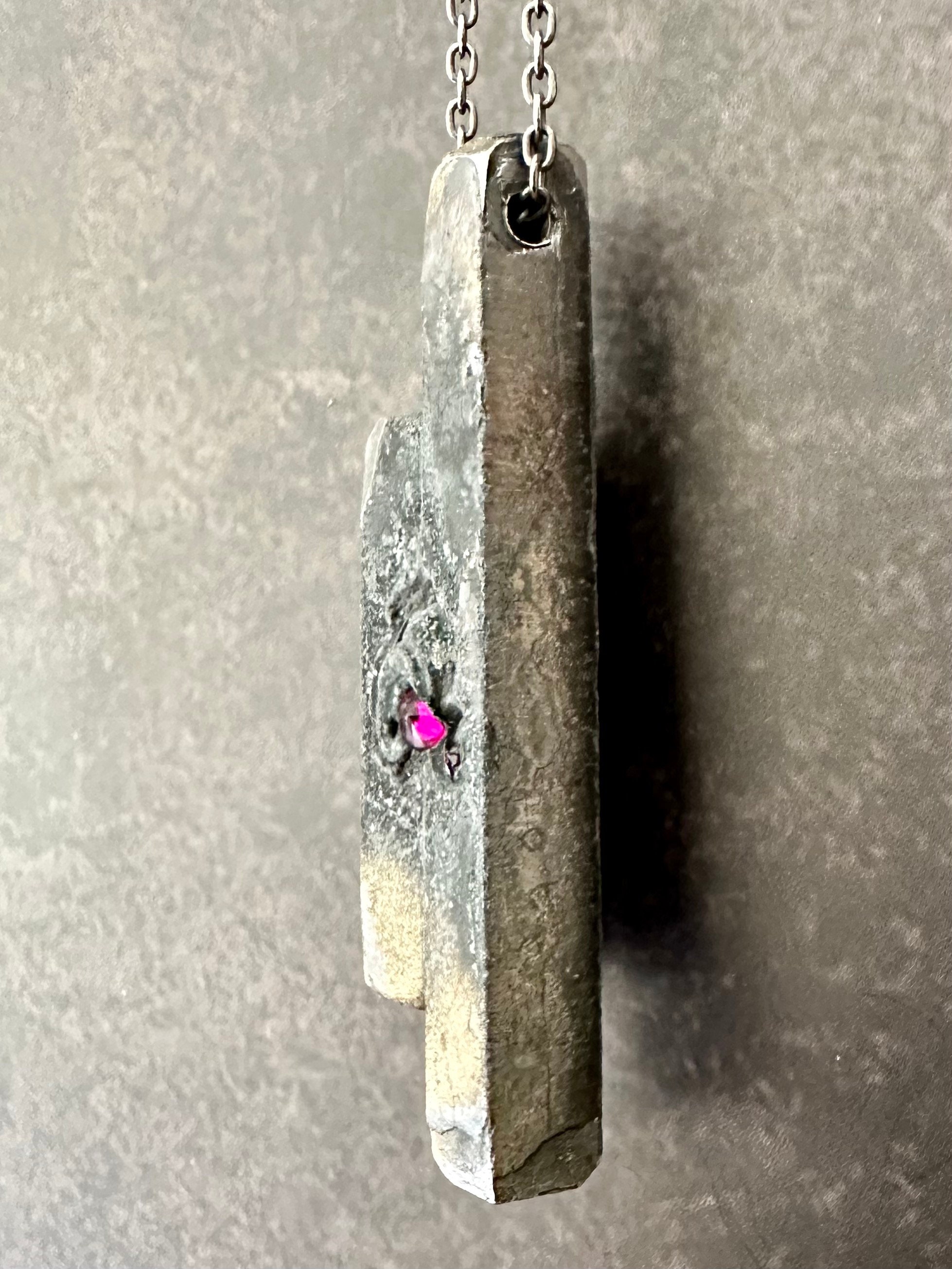 Men's Necklace Men Bar Necklace Men's Ruby Necklace - Etsy