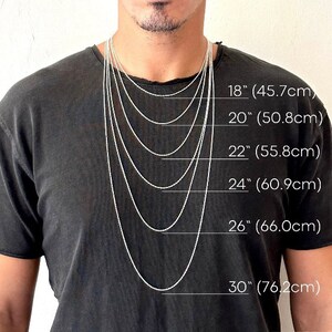 Men's Necklace, Men Bar Necklace, Men's Ruby Necklace, Statement ...