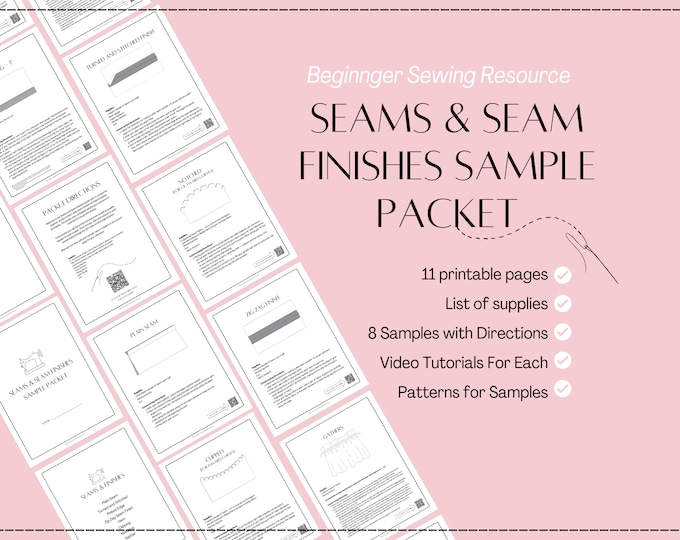 Printable Sewing Practice Sheets 2026| Learn to Sew| Beginner Sewing ...