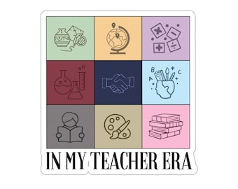 In My Teacher Era Sticker Taylor Swift Teacher Teacher Gift - Etsy