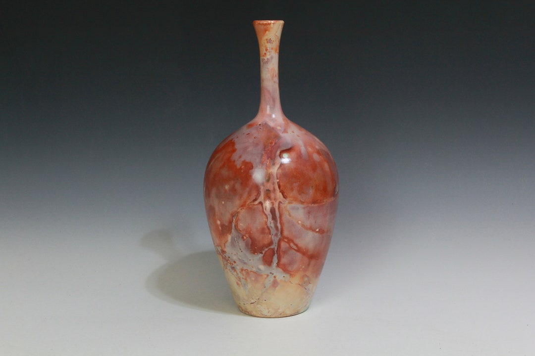 Handmade Pottery Wheel Thrown Raku Saggar Fired Decorative - Etsy