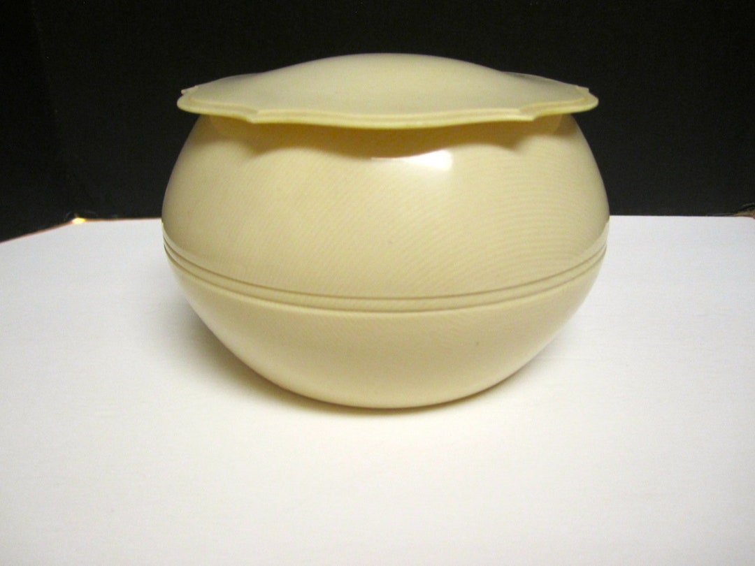 Vintage Celluloid Powder Box - Etsy