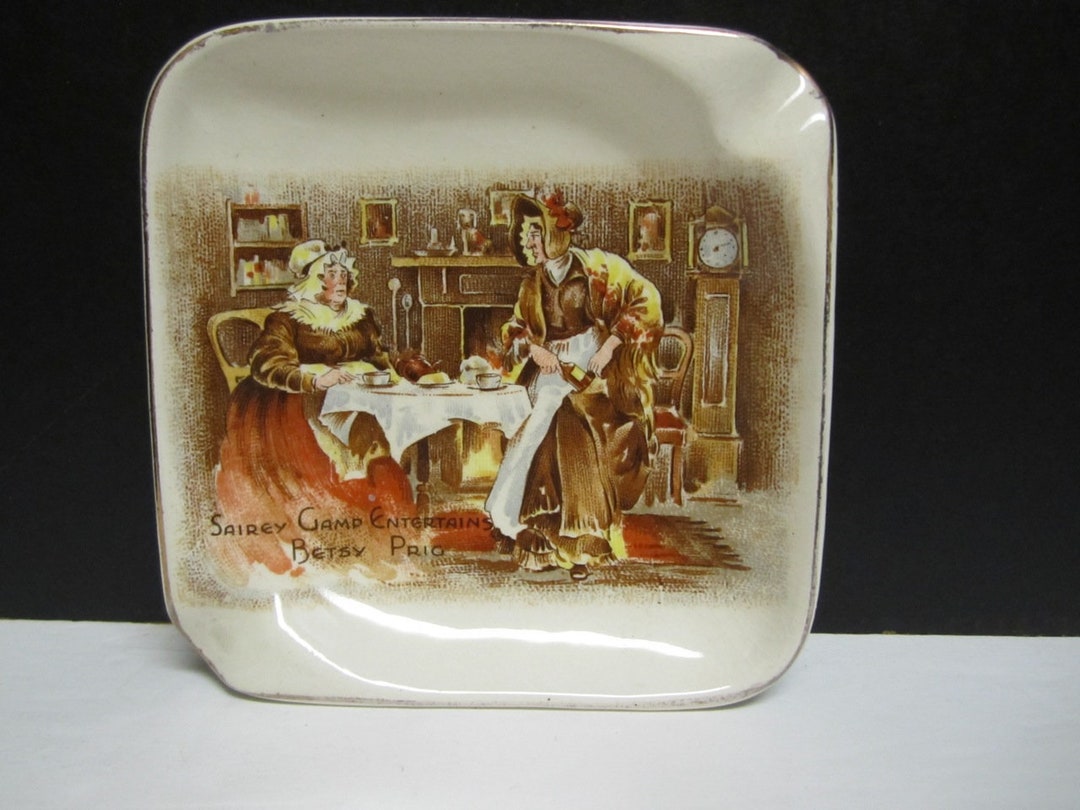 Ashtray Ceramic Sairey Gamp & Betsy Prig Lancasters - Etsy