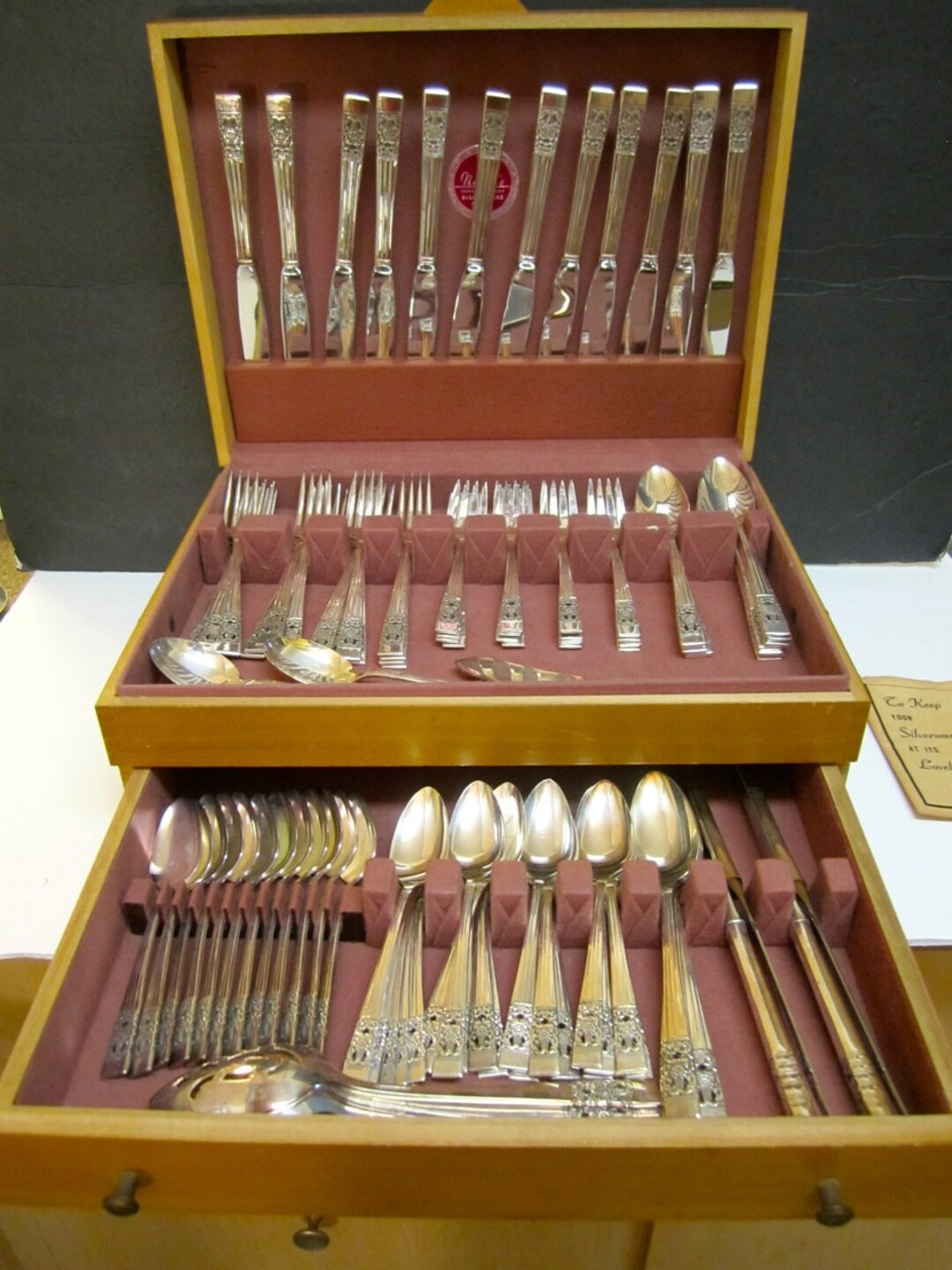 ART DECO Vintage Oneida Silverplate Community 103 Pcs 16 Settings - Etsy