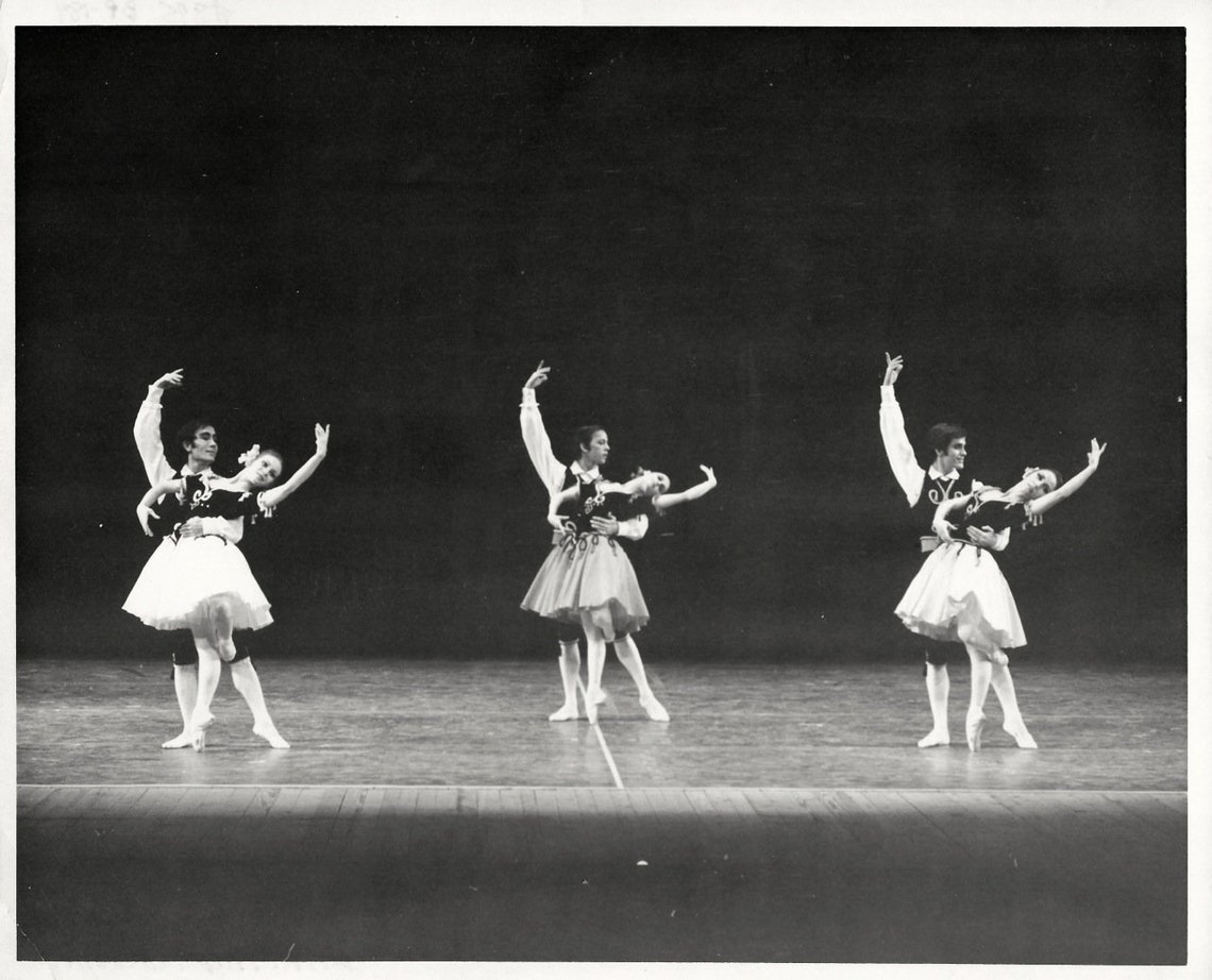 1970's Vintage Press Photograph HARKNESS BALLET Attribute: Serge Lido ...