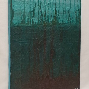 Original Abstract Modern Minimal Contemporary Textured Reduction ...