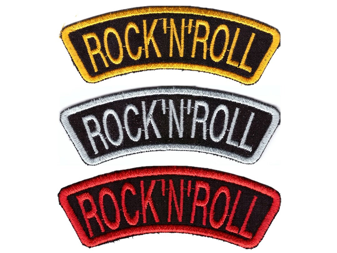 Rock'n'roll Patch, Music Band Patch, Backpack Patch, Embroidered Patch ...