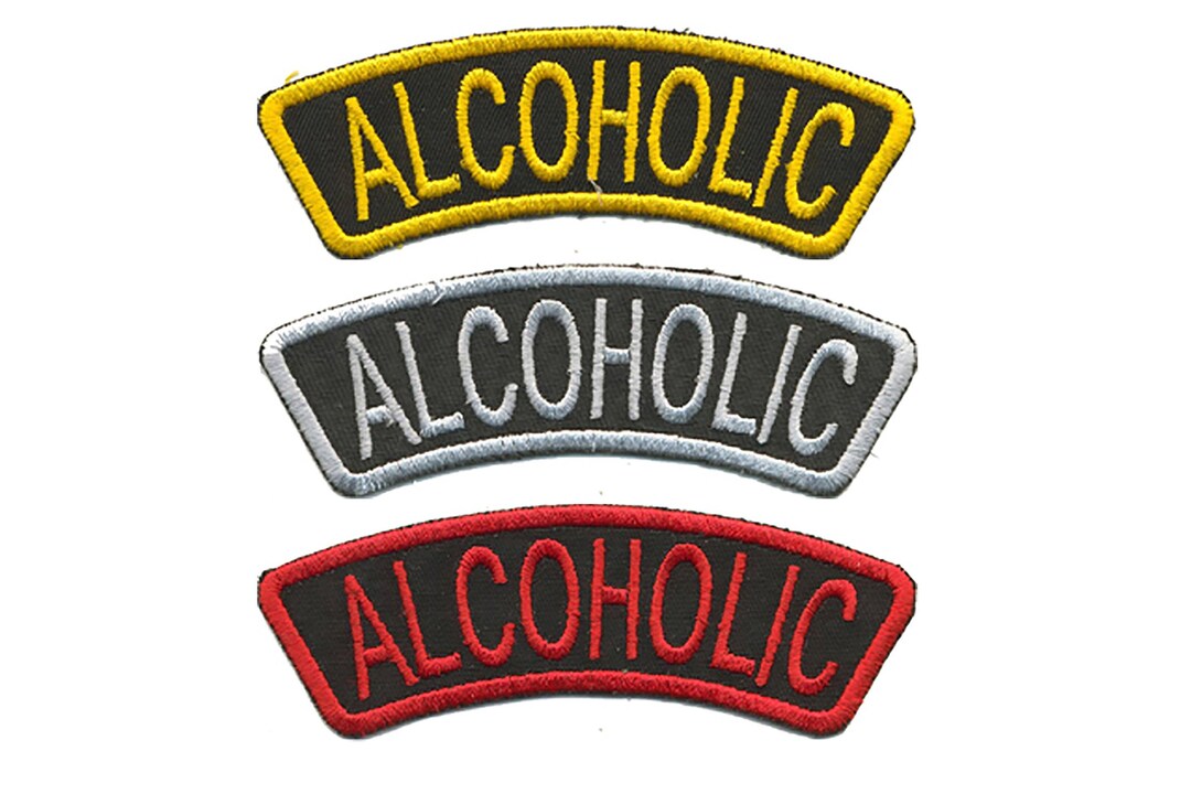Alcoholic Patch, Music Band Patch, Backpack Patch, Embroidered Patch ...