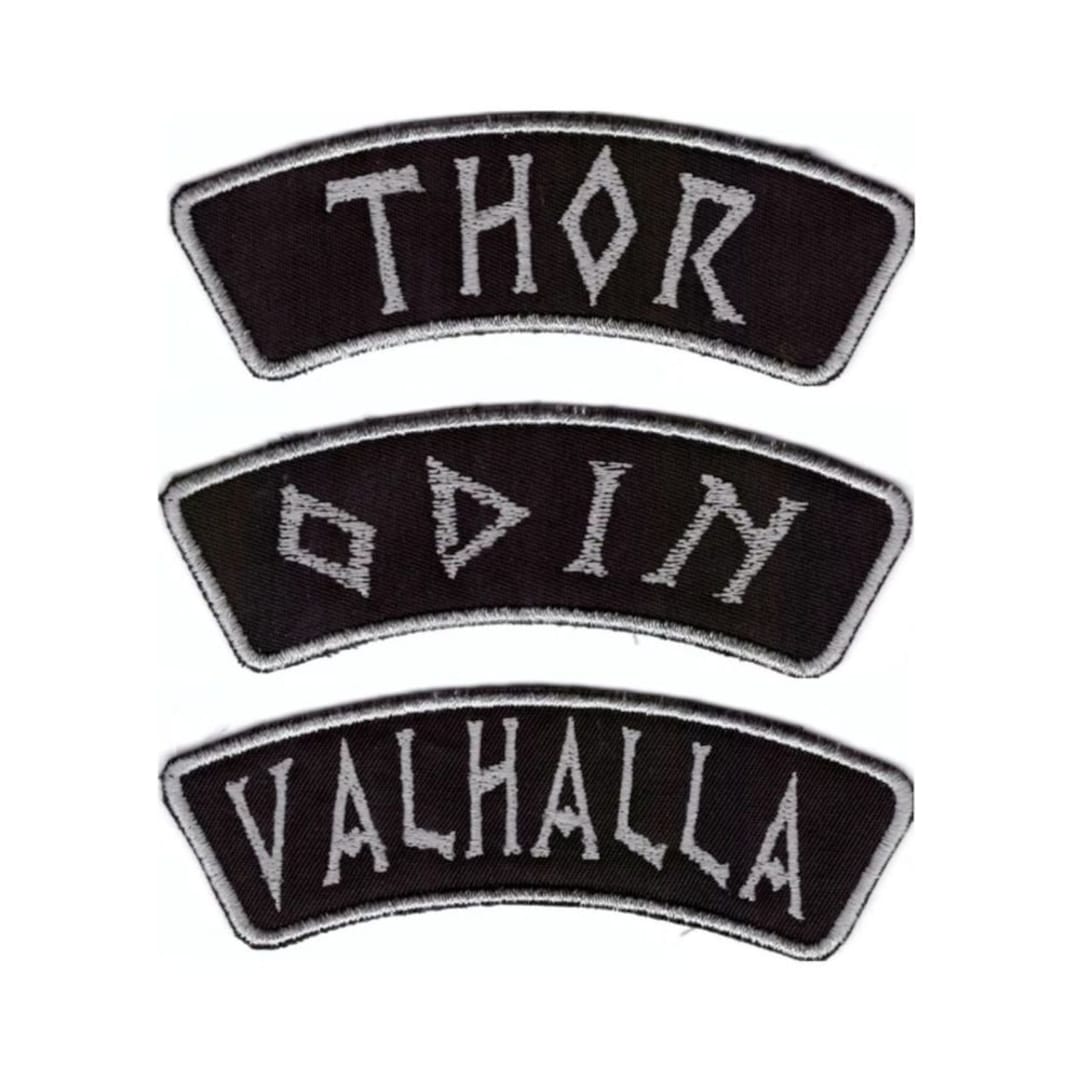 Thor,valhalla,odin, Viking Patch, Backpack Patch, Embroidered Patch ...