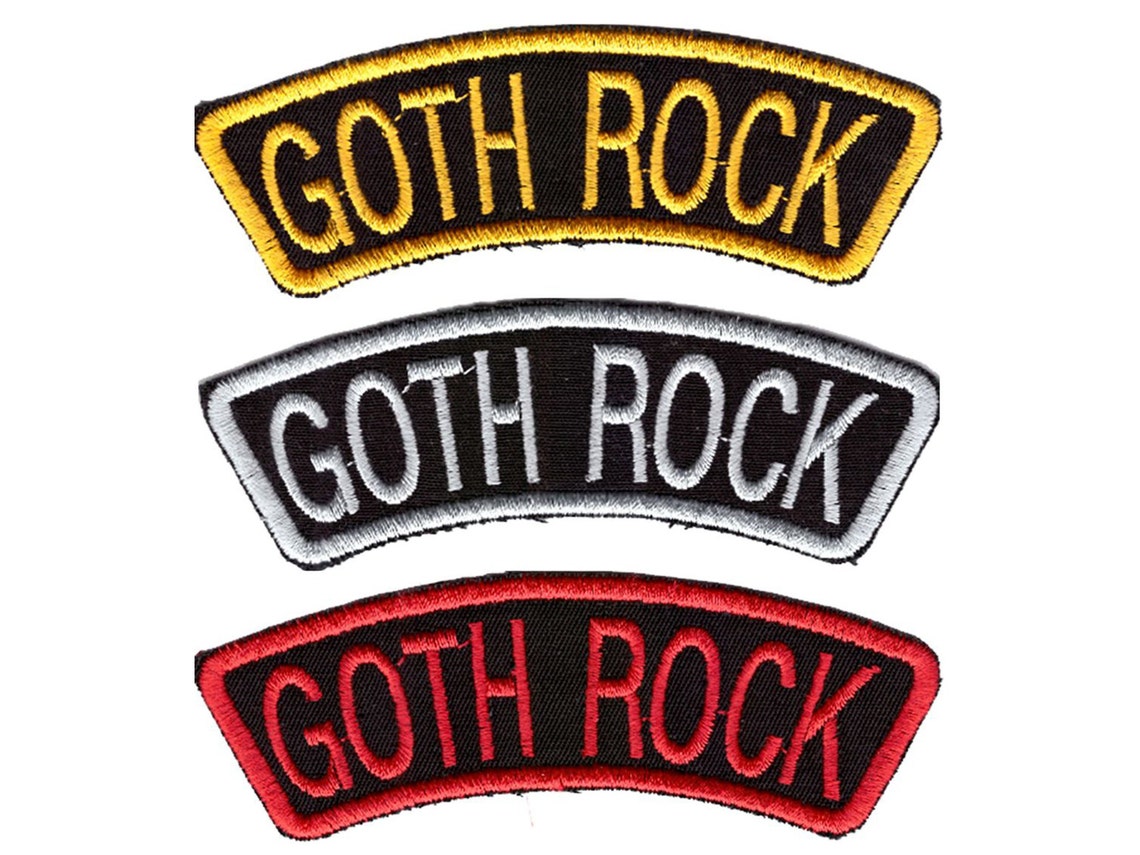 Goth Rock Patch Music Band Patch Backpack Patch Embroidered - Etsy