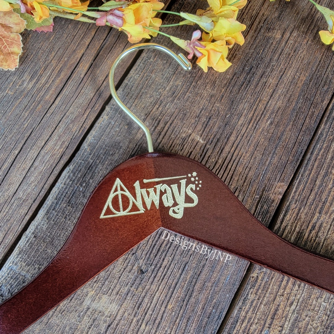 Harry Wedding Hanger, Always Hanger, Bridal Hanger, Engraved Hanger ...