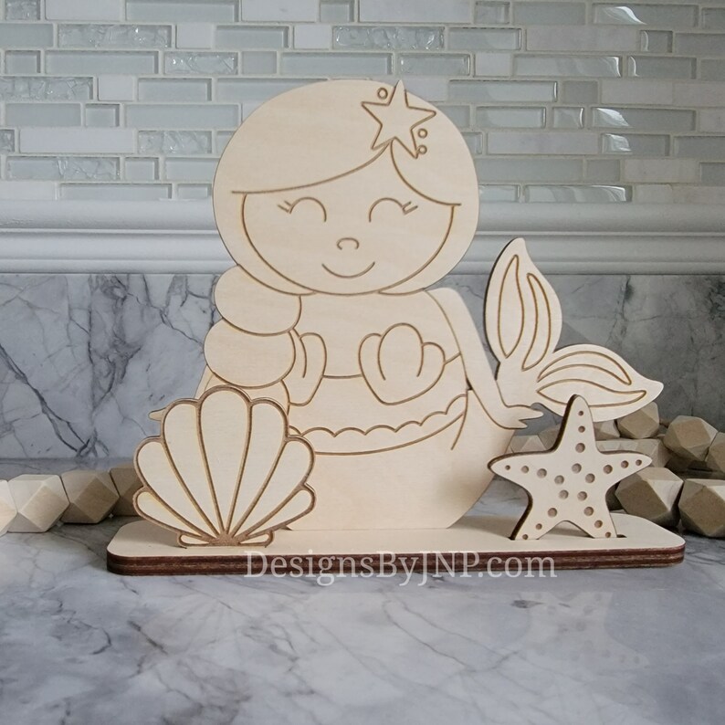 Mermaid Kid Craft Kit Paint Party Kit Mermaid Craft Kit Kids - Etsy