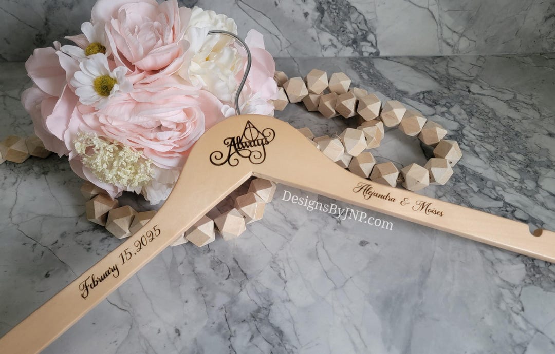 H Potter Wedding Hanger, Bride Hanger, Bridal Hanger, Always, Hanger ...