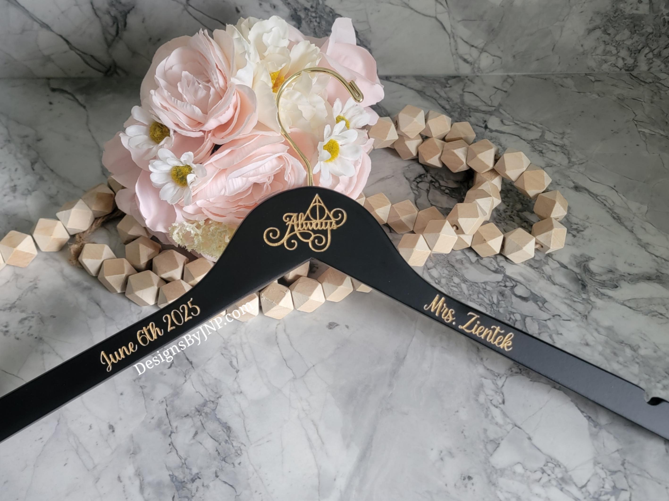 H Potter Wedding Hanger, Bride Hanger, Bridal Hanger, Always, Hanger ...