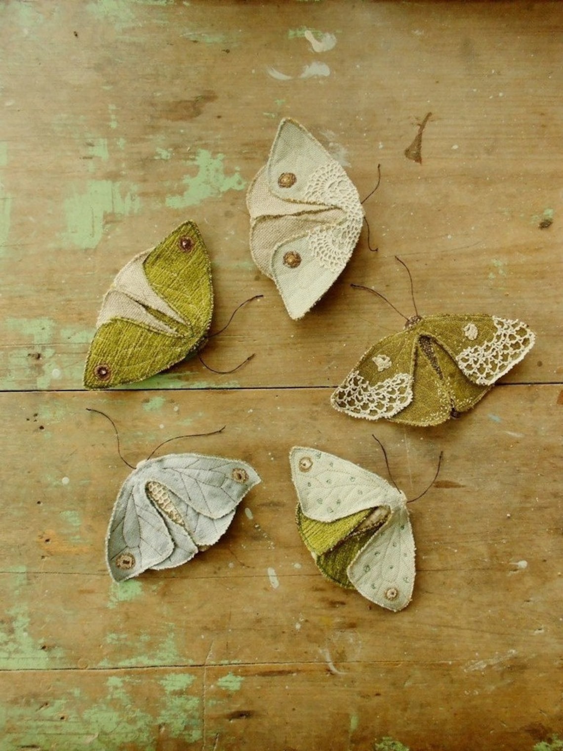 Simple Fabric Moth and Butterfly PDF Sewing Pattern / Digital - Etsy ...