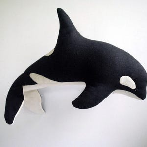Orca / Killer Whale Soft Toy Digital PDF Sewing Pattern, Downloadable ...
