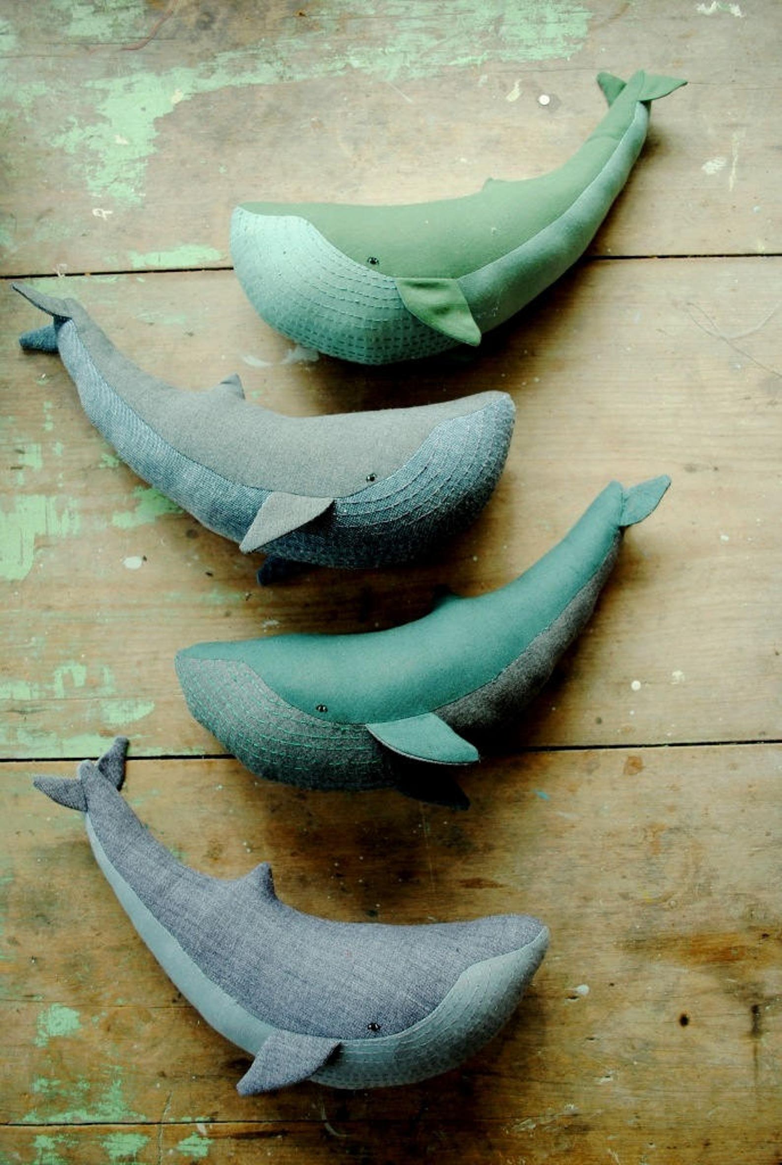 Blue Whale Soft Toy Digital Sewing Pattern / Sea Creature PDF ...