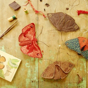 Simple Fabric Moth and Butterfly PDF Sewing Pattern / Digital Download ...