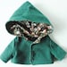 Miniature Coat PDF Sewing Pattern / Reversible Doll Jacket With Hood or ...