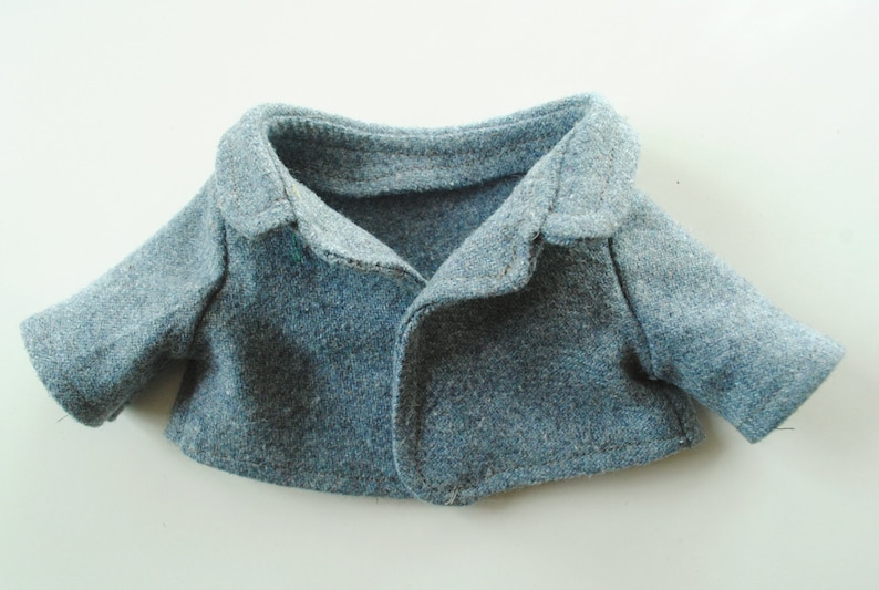 Miniature coat PDF sewing pattern / reversible doll jacket | Etsy