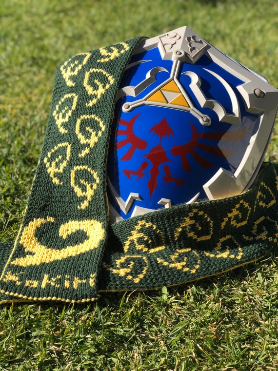 Custom Legend of Zelda Inspired Double Knit Scarf | Etsy