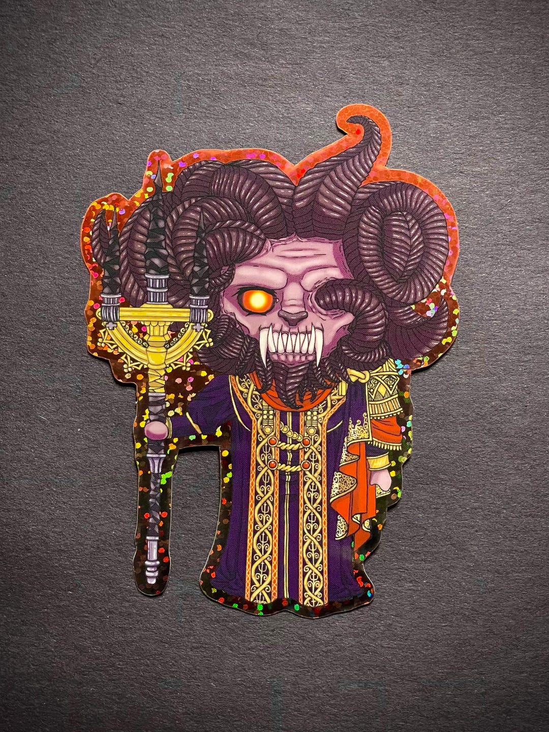 Elden Chibi Mohg Lord of Blood 4” Glitter Vinyl Sticker - Etsy