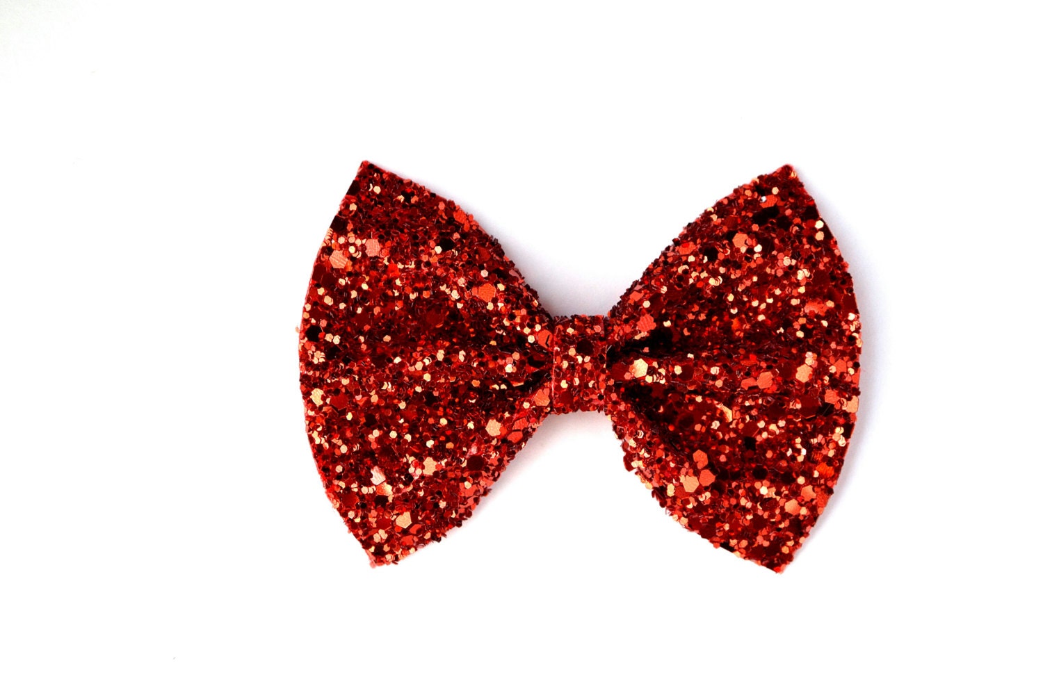 Red Glitter Bow Adorable Photo Prop Pictures Headband for - Etsy