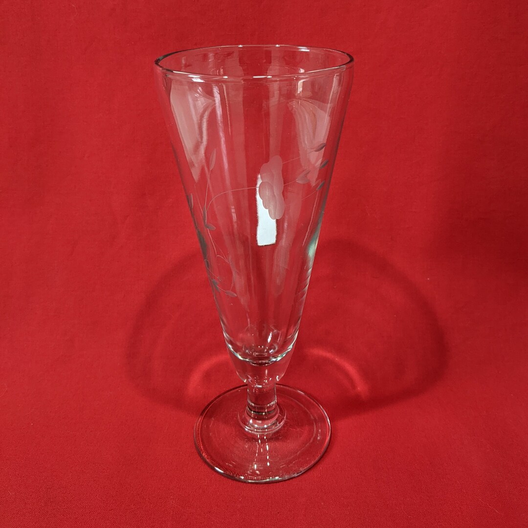 Princess House Heritage Pilsner Glass - Etsy