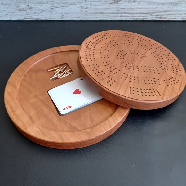 Traditional Cribbage Board - Etsy