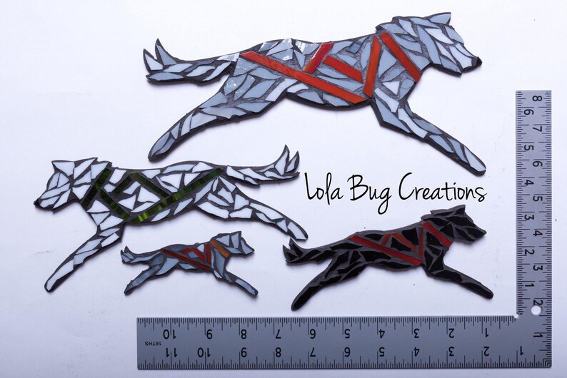 Husky Glass Mosaic Art - Etsy