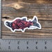 Salmon Vinyl Sticker - Etsy