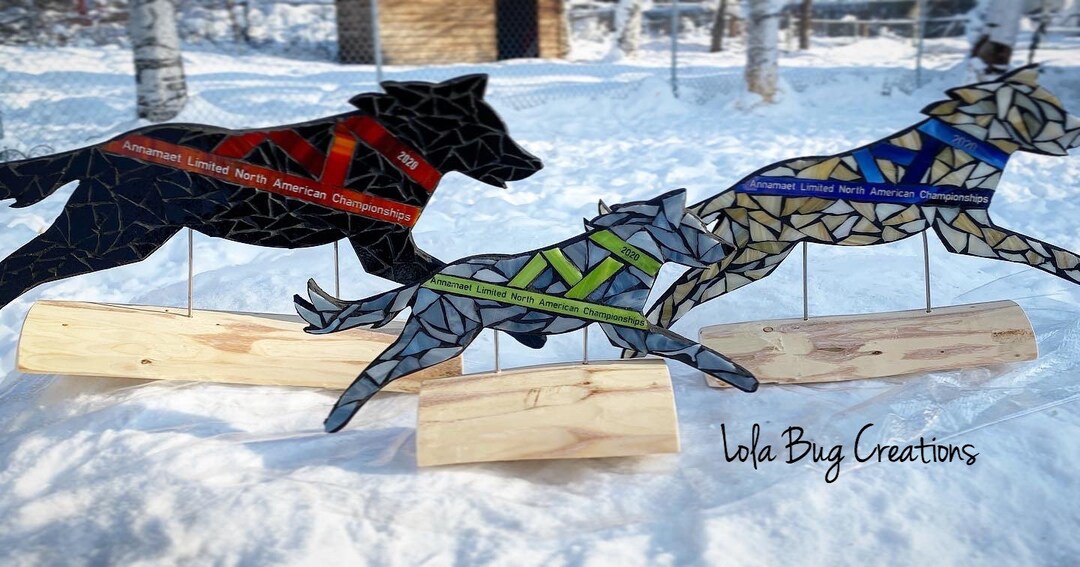 Husky Glass Mosaic Art - Etsy